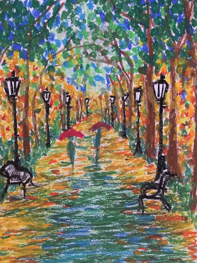 "Stroll Through the Park " by AnnVivienne | Redbubble