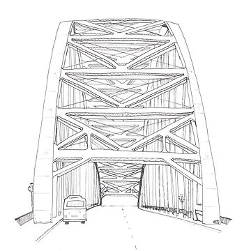"Tyne Bridge line art" Art Board Print for Sale by marie scowen | Redbubble