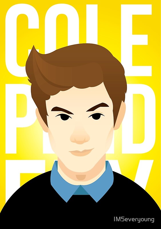 "Cole Pendery Illustrated Portrait" by IM5everyoung | Redbubble