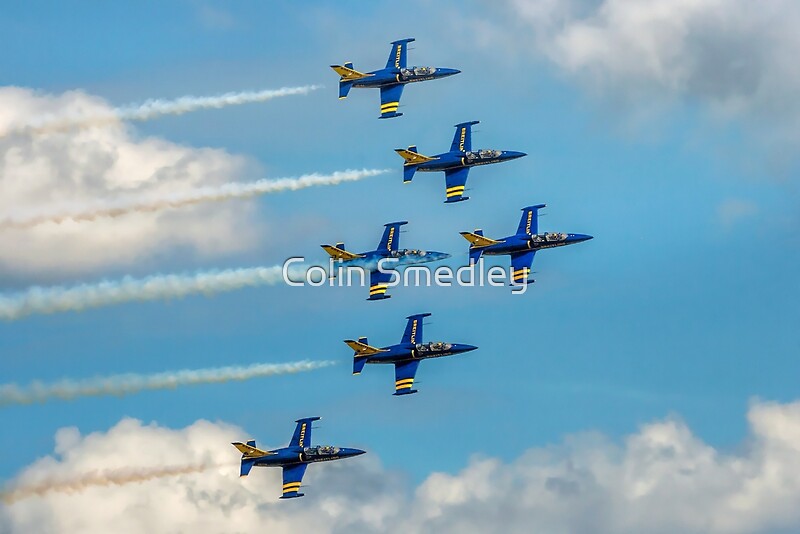 "The Breitling Jets in Delta Formation" by Colin Smedley | Redbubble
