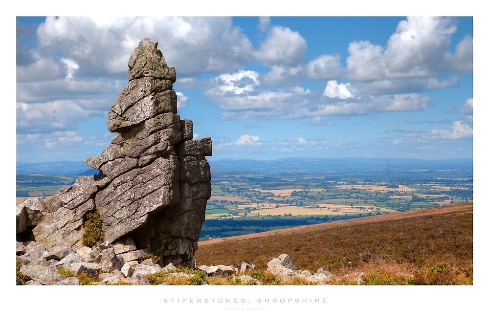 "Stiperstones, Shropshire" by Andrew Roland | Redbubble