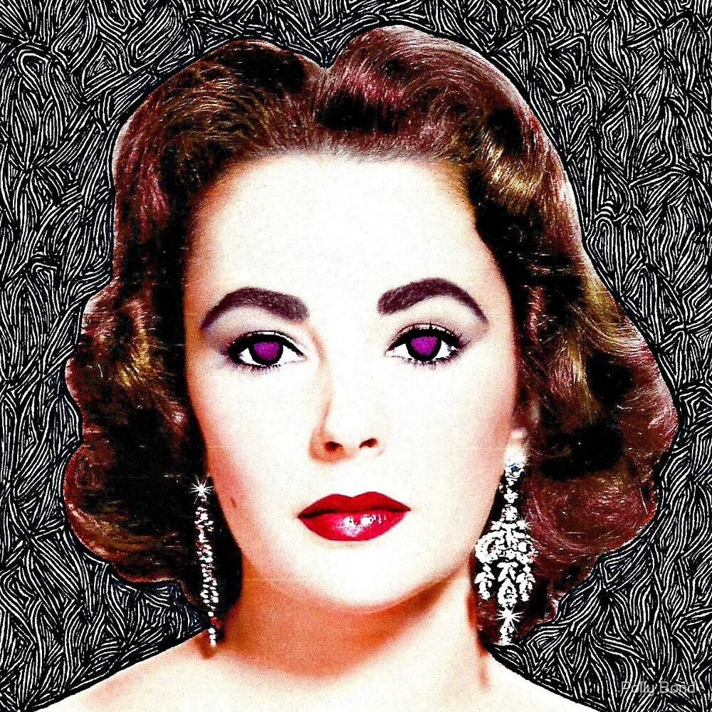 "Elizabeth Taylor" by Polly Bond | Redbubble