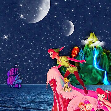 "PETER PAN AND THE SIRENS" Greeting Card by rosyscrap75 | Redbubble