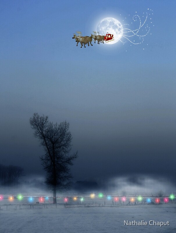 "Sleigh bells ring, are you listening?" by Nathalie Chaput | Redbubble
