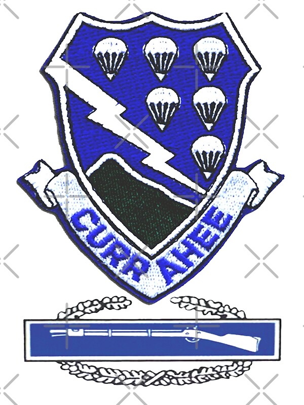 "Currahee Patch & Combat Infantry Badge (CIB)" by Buckwhite | Redbubble