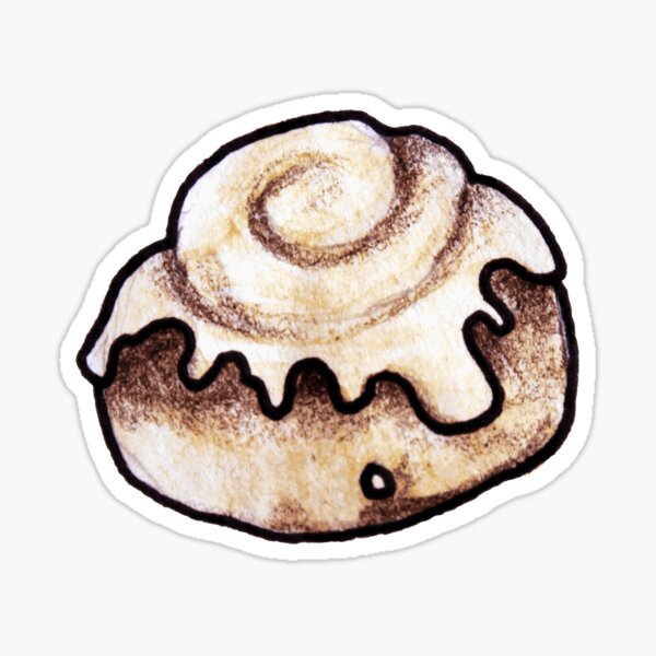 Cinnamon Roll Stickers | Redbubble