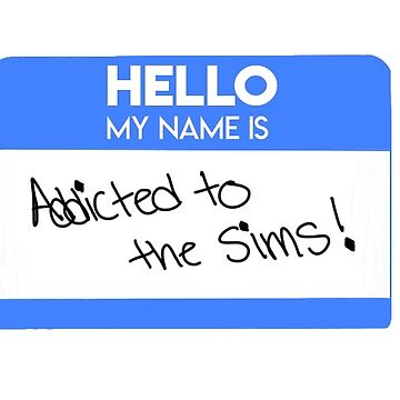 "Sims Name Tag" Sticker for Sale by SimsUncensored | Redbubble