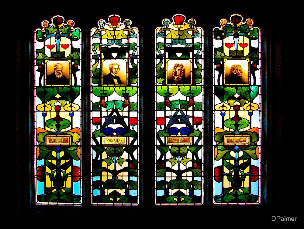 "Science Window - Stained Glass" by DPalmer | Redbubble