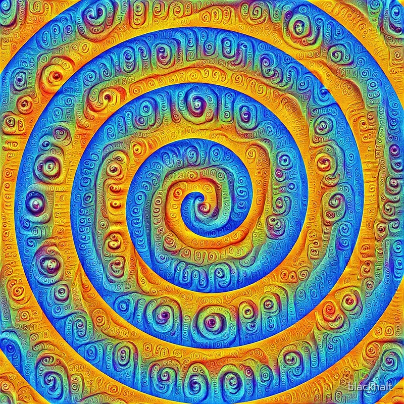 "#DeepDreamed Swirl" by blackhalt | Redbubble