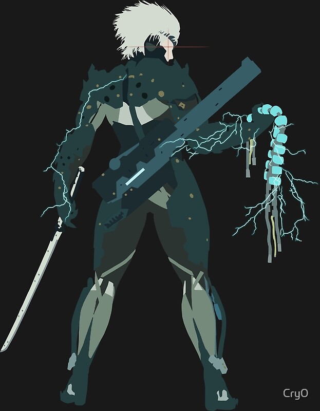 "Raiden Vector Art - Metal Gear Solid/Rising" by Cry0 | Redbubble