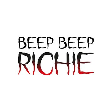 "Beep beep, Richie" Mask for Sale by Maaike Pluym | Redbubble