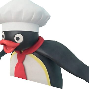 "Pingu Cook" Sticker for Sale by Luseres | Redbubble