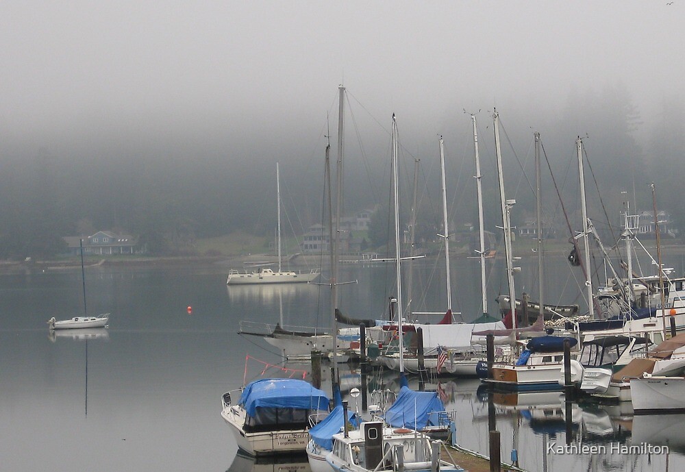 «Longbranch marina, estado de Washington» de Kathleen Hamilton | Redbubble