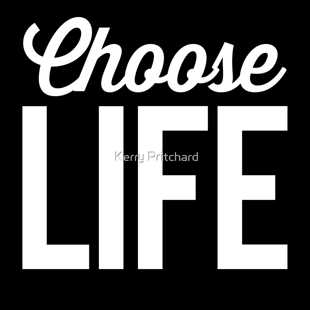 "Motivational Inspirational and Positive quote - Choose life typography ...