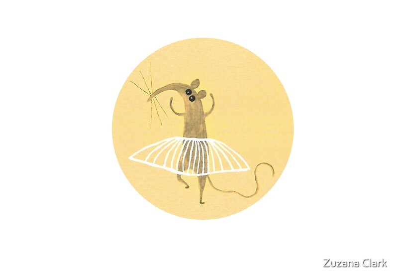 "A Mouse Ballet Dancer" by Zuzana Clark | Redbubble