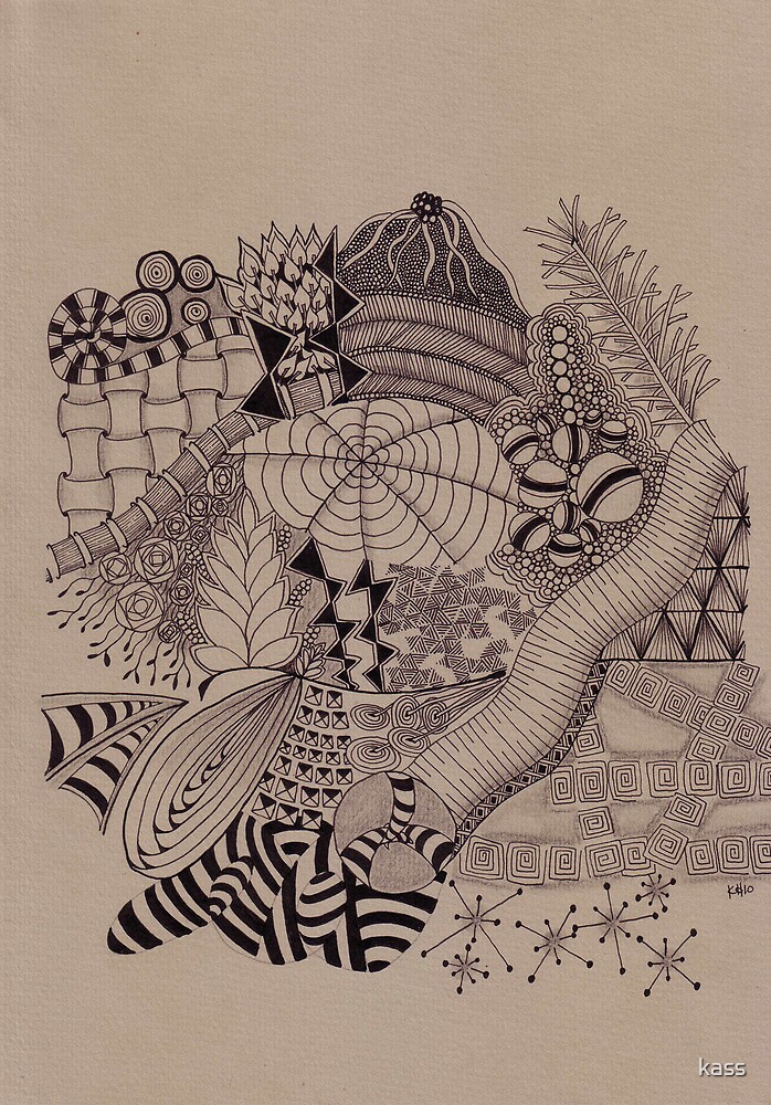 "Zentangle (7 December 2010)" by kass | Redbubble