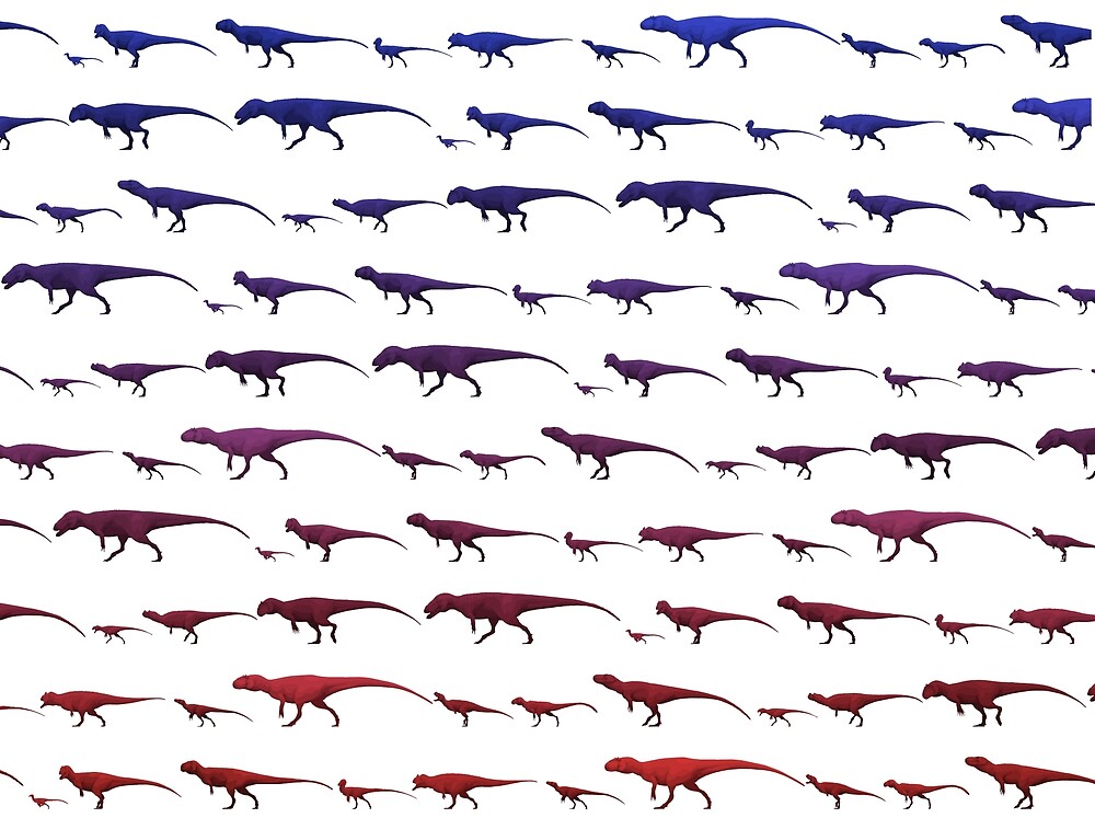 "Morrison Formation Theropods (Pattern)" by JedTaylor | Redbubble
