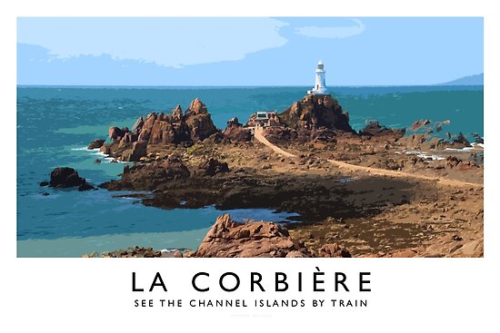 "La Corbière (Railway Poster)" Poster by andrewroland | Redbubble