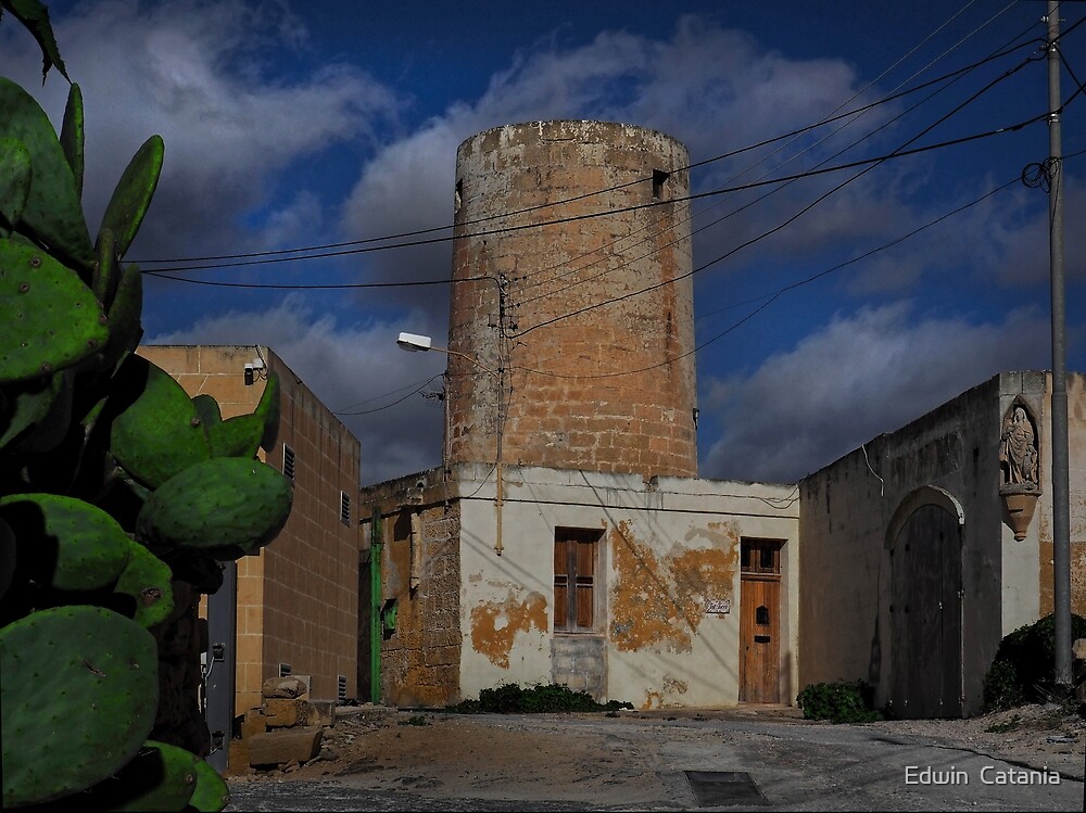 "Mqabba (Malta) Windmill remnant A.D. 1890 " by Edwin Catania | Redbubble