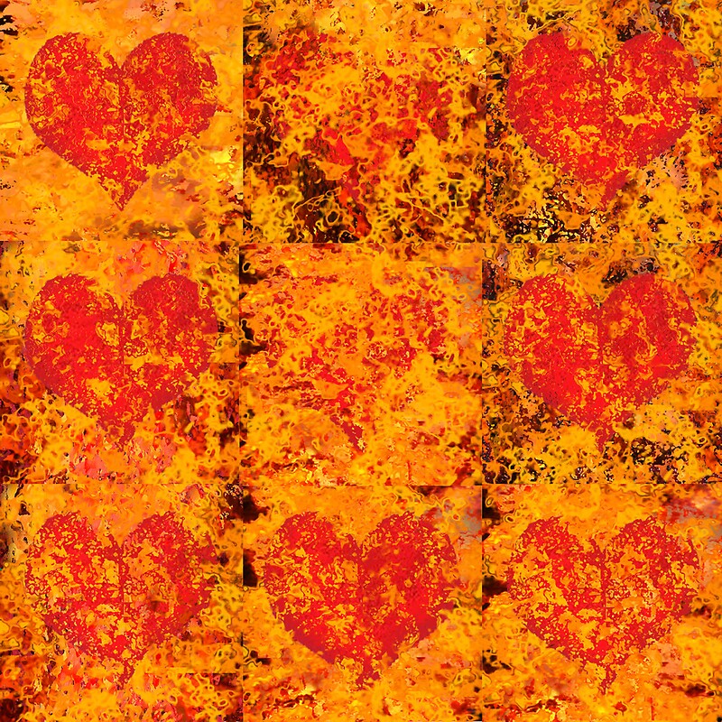 "Fire heart gif stills" by dvd2u | Redbubble