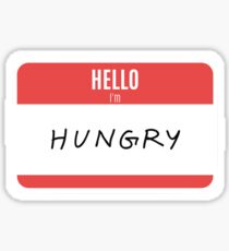 Hello Im Hungry Stickers | Redbubble