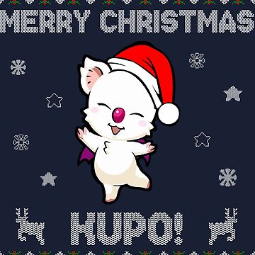 "Moogle Merry Christmas Kupo!" Essential T-Shirt for Sale by Stebop ...