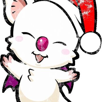 "Santa Moogle Christmas" Art Board Print for Sale by Stebop Designs ...