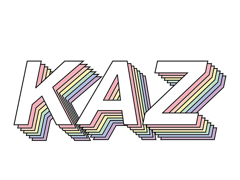 "KAZ- Sticker 3" by Hope Schmeiser | Redbubble