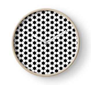 "Football pattern in black and white" by efratul | Redbubble