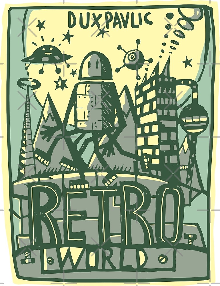"Retro World" by duxpavlic | Redbubble