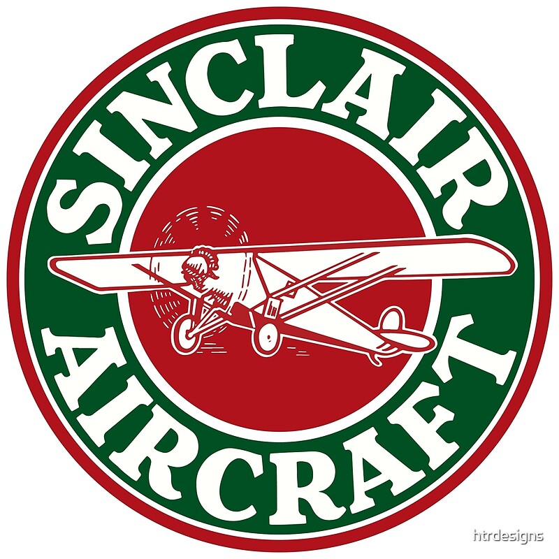 "Sinclair Aircraft vintage sign" by htrdesigns | Redbubble