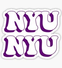 Nyu Stickers | Redbubble