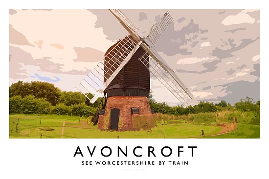 "Avoncroft (Railway Poster)" Poster by andrewroland | Redbubble