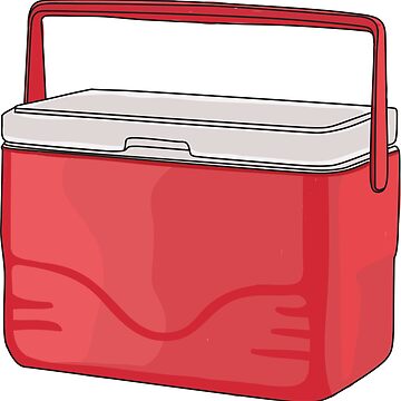 "red cooler" Poster for Sale by TswizzleEG | Redbubble