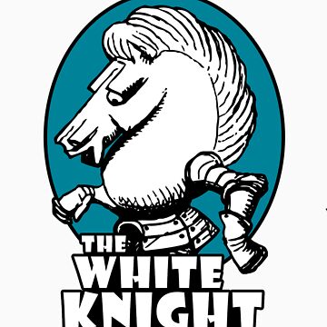 "White Knight Logo in Teal" Sticker for Sale by tartanphoenix | Redbubble