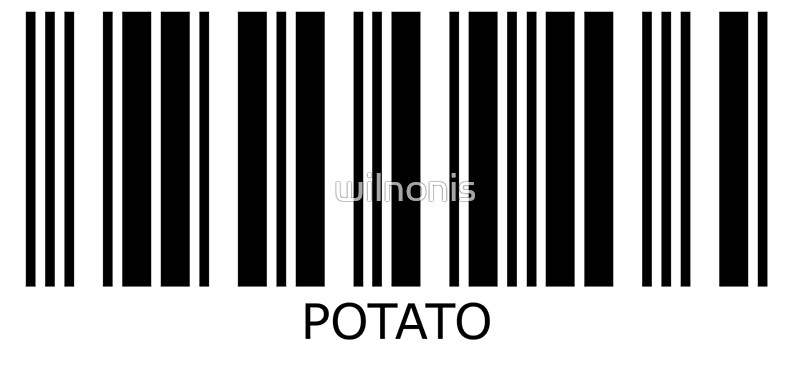 "Potato barcode" by wilnonis | Redbubble