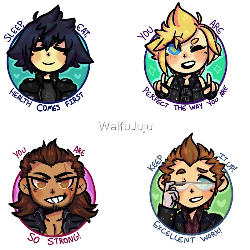 "Motivational Chocobros" by WaifuJuju | Redbubble