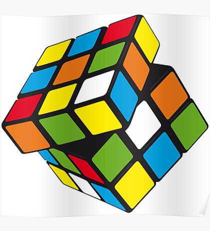 Rubix Cube Posters | Redbubble