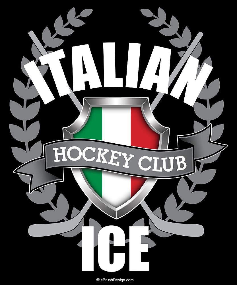 "Italian Ice (Hockey)" by eBrushDesign | Redbubble
