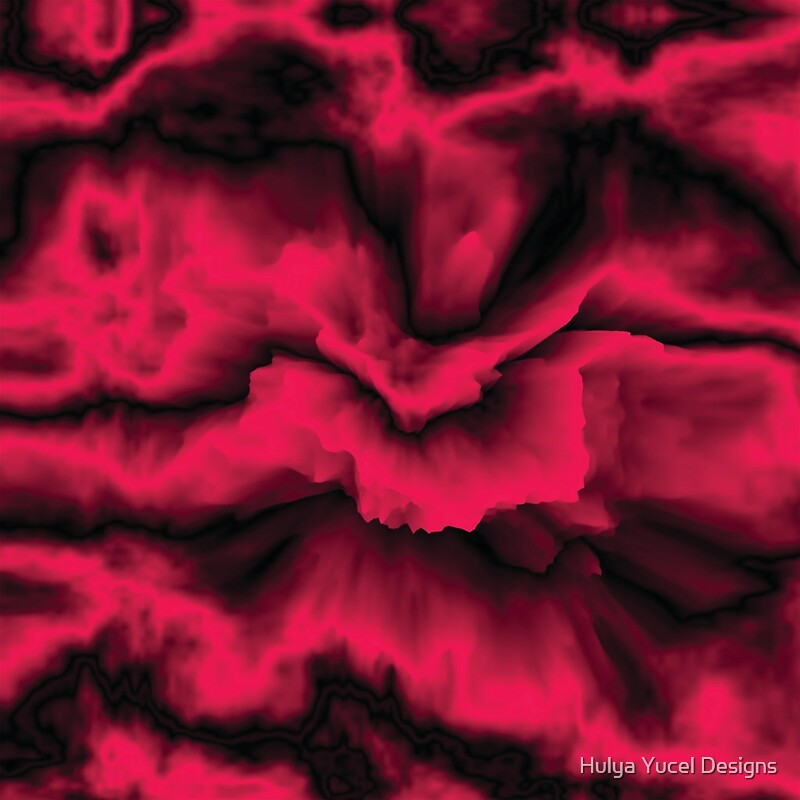 "Red passion - abstract " by Hulya Yucel Designs | Redbubble