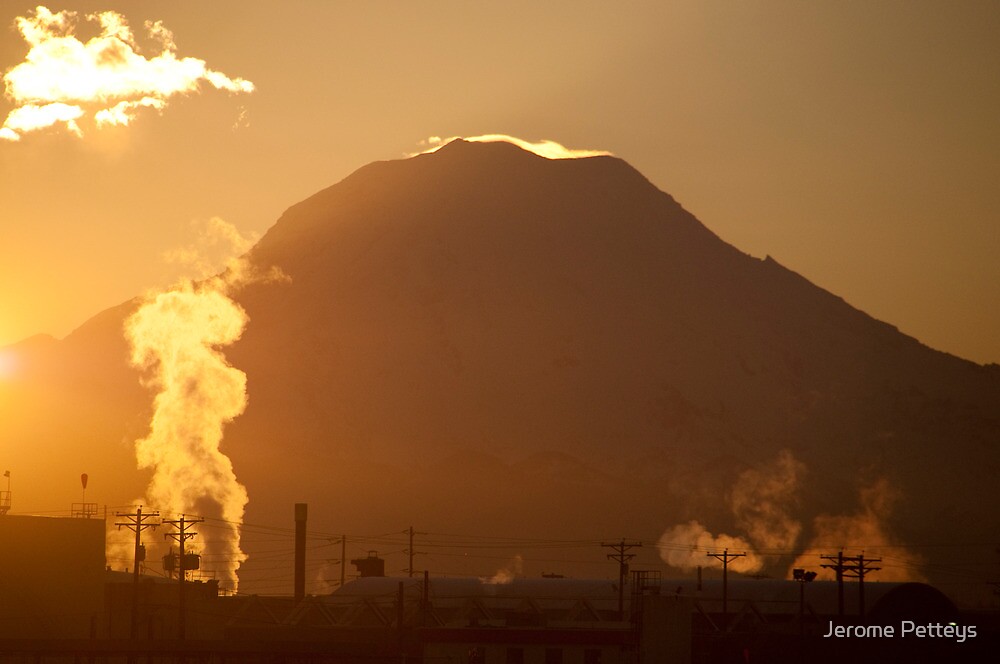 "Port of Tacoma Sunrise" by Jerome Petteys | Redbubble