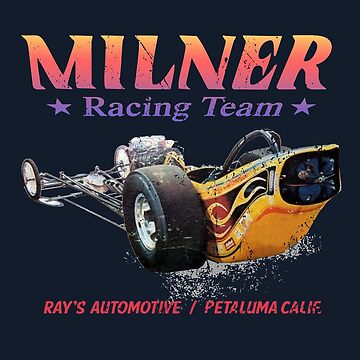 "Milner Racing" Sticker for Sale by Retrorockit | Redbubble