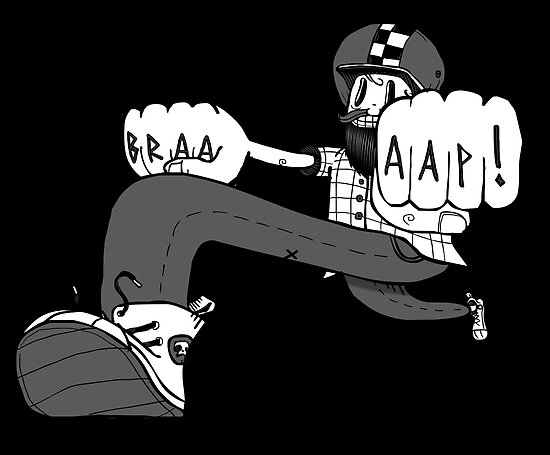 "Braap Braap" Poster by Bishok | Redbubble