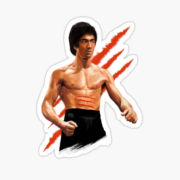 Bruce Lee Stickers | Redbubble