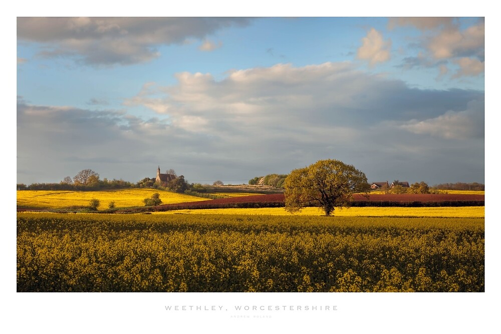 "Weethley, Worcestershire" by Andrew Roland | Redbubble