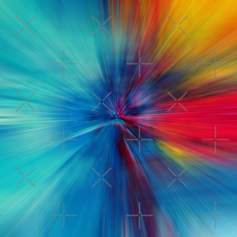 "Abstract #2 - Colorful Radiation" by gemgemshop | Redbubble