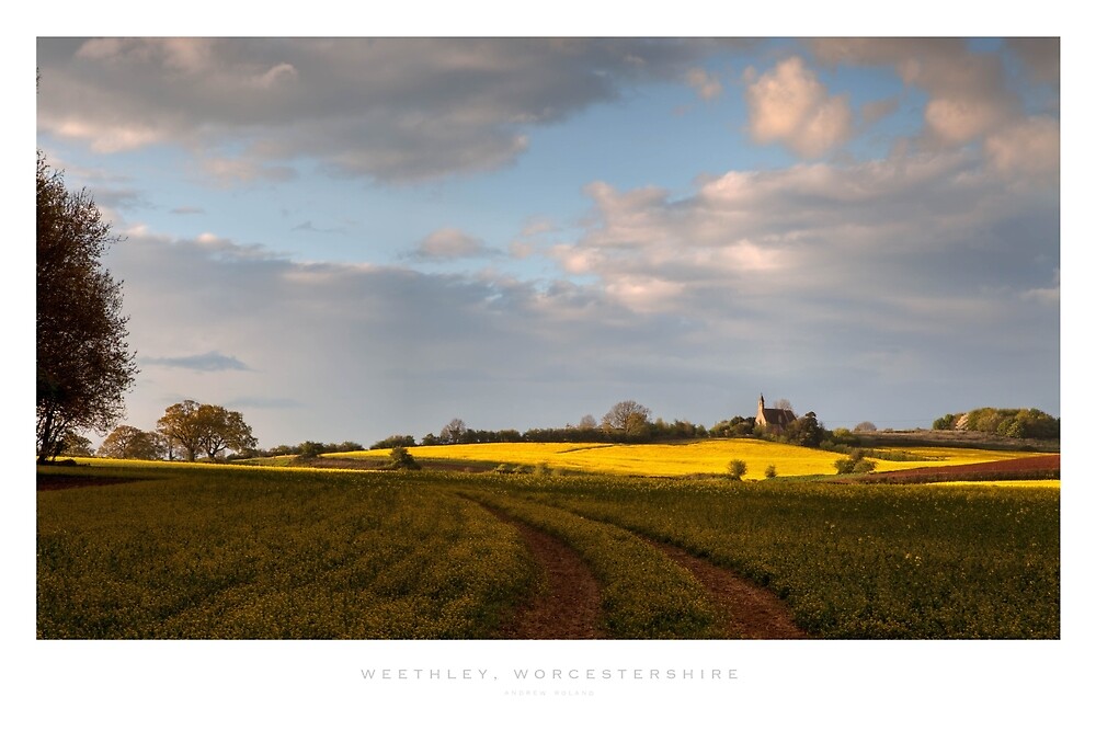 "Weethley, Worcestershire" by Andrew Roland | Redbubble
