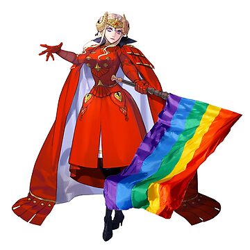 "Pride Edelgard (Time-skip) " Sticker for Sale by hyejujubes | Redbubble