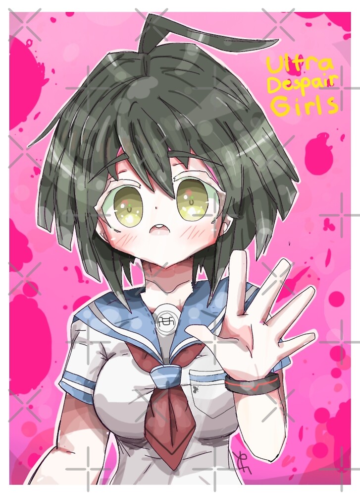 "Komaru despair girl design by Kībo-Kībo" by Kibo-Kibo | Redbubble