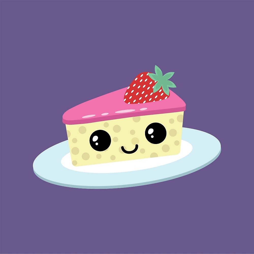 "Cute cheesecake" by Laura Nagel | Redbubble